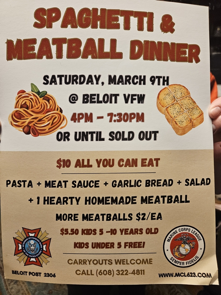 Marine Corps League Spaghetti Dinner